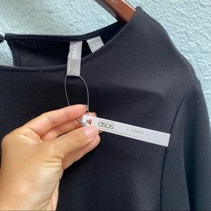 ASOS | Dresses | Nwt Asos Black Sheath Long Sleeve Dress Size 8 | Poshmark